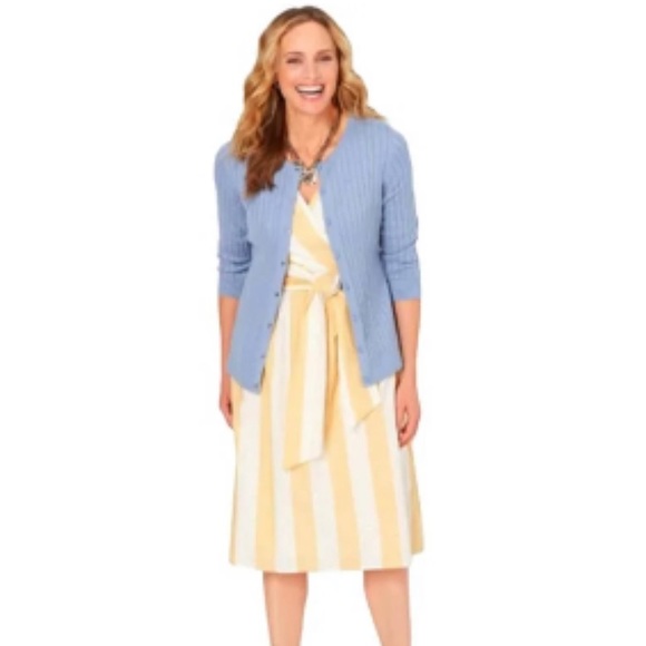Christopher & Banks | Dresses | Nwot Summer Yellow Aline Dress ...